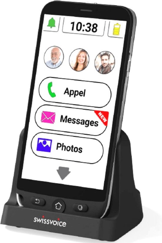 Swissvoice G55 Senioren GSM Smartphone met Nederlands menu en geschikt ...