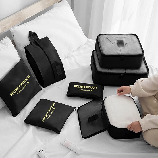 Packing Cubes Set Kleding Organizer Voor Reis Koffer Opbergzakken Voor ...