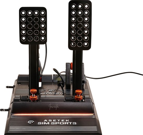 Asetek SimSports Invicta Sim Racing Pedals, Brake/Throttle | bol