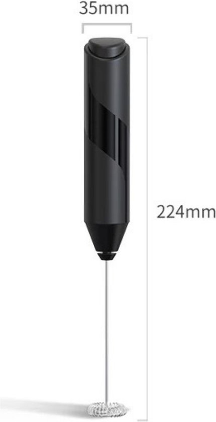 latte_master - melkopschuimer handmatig - elektrische melkopschuimer - zwart | bol.com