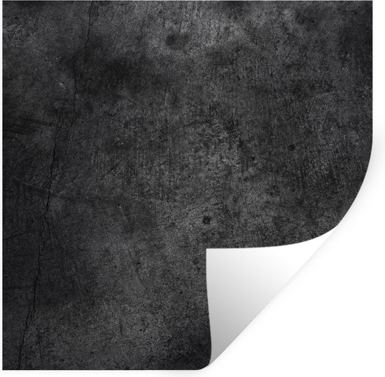 Muurstickers - Sticker Folie - Beton - Structuur - Retro - Zwart ...