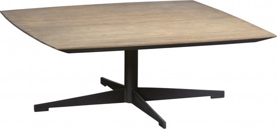 Salontafel Oostdorp - Hout - Naturel 80 x 30 x 80 cm (BxHxD) | bol.com