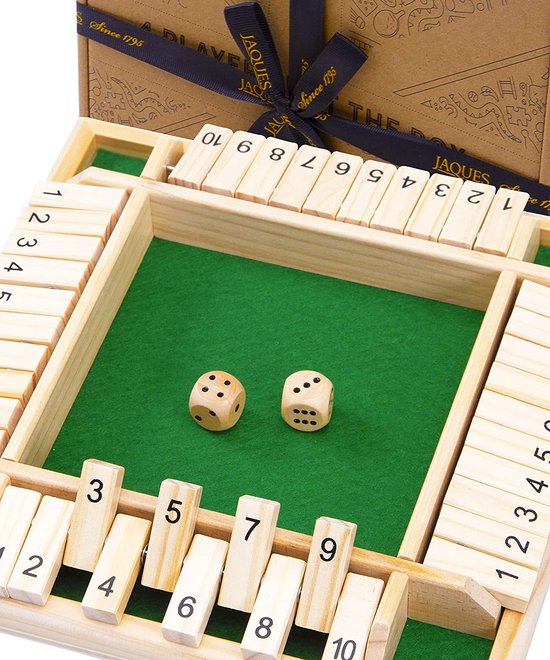 Sluit de doos - Zinaps Wooden Board Game, Classic Dice Game Board Toy ...