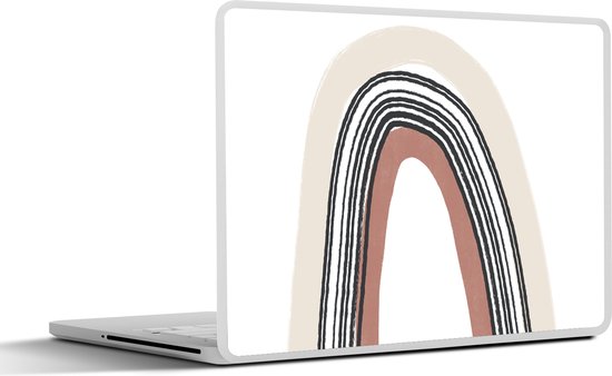 Laptop sticker - 15.6 inch - Regenboog - Pastel - Design - 36x27,5cm ...