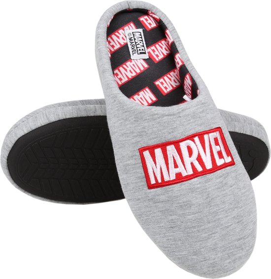 MARVEL - Pantoffels voor heren, grijs, zacht, comfortabel, warm ...