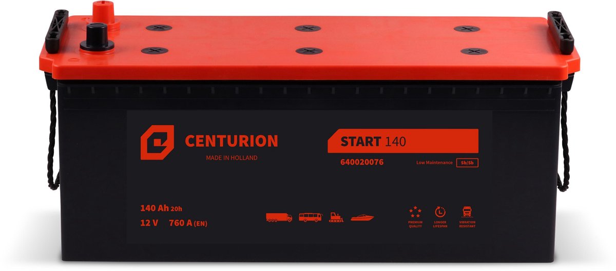 Centurion Start accu 140Ah 12V | Boot | bol.com