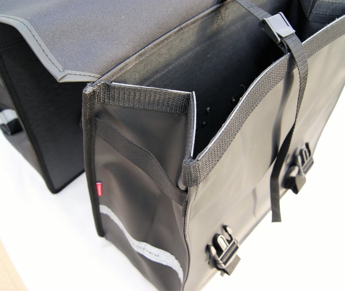 Dandell Dubbele Fietstas Reverse XL - 47 Liter - Zwart | bol.com