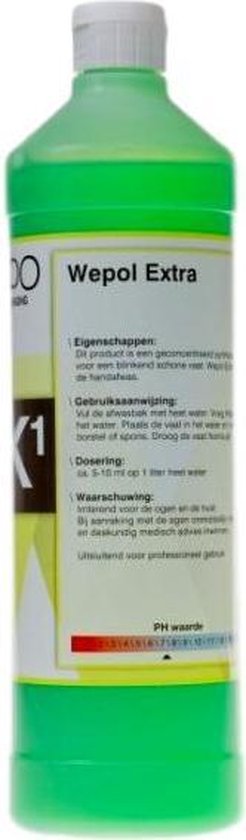 Ewepo Wepol Extra hand afwasmiddel 1 liter | bol.com