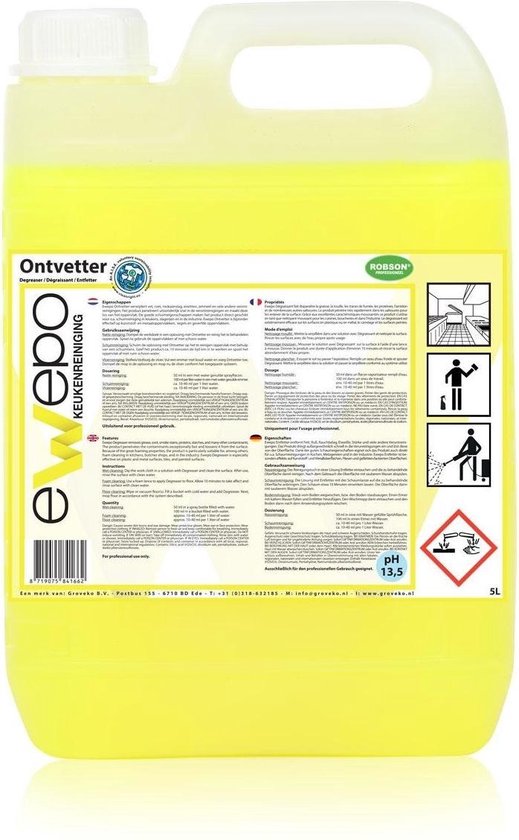 Ewepo Ontvetter 5 liter | bol