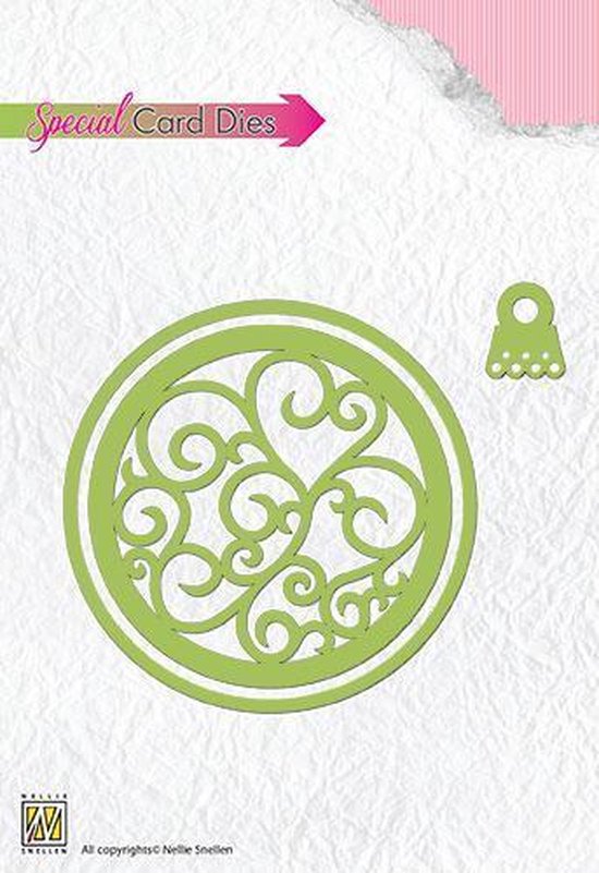 Nellies Choice Special Card Mal - Christmas shake ball round CBD001 8 ...