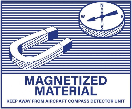 Magnetized material sticker, 110 x 90 mm | bol