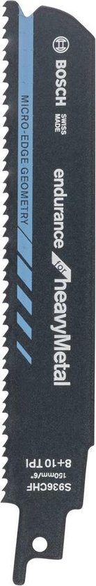 Bosch - Reciprozaagblad S 936 CHF Endurance for Heavy Metal | bol