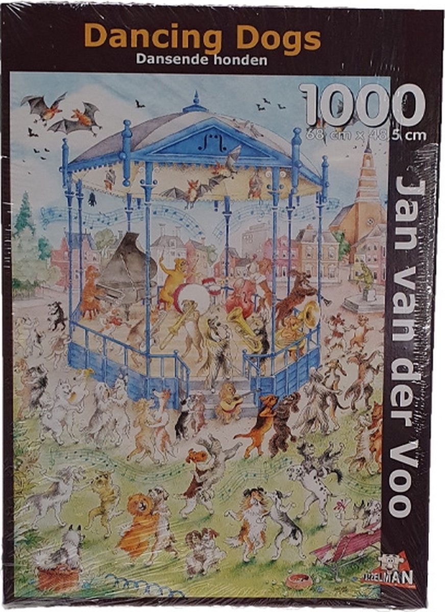 Puzzel - Dansende Honden - Jan van der Voo (1000) | bol.com