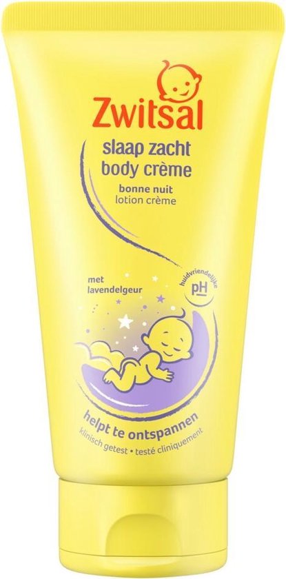 Zwitsal Body Crème - Slaap Zacht - huidvriendelijke pH en ...