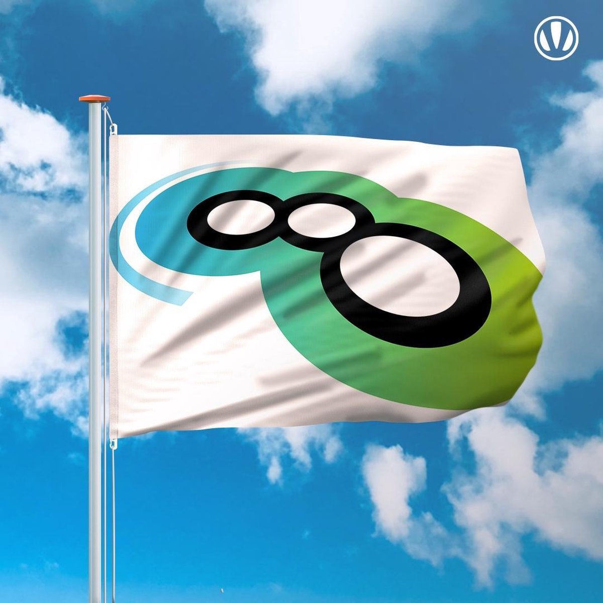 Vlag Goeree-Overflakkee 150x225cm | bol.com
