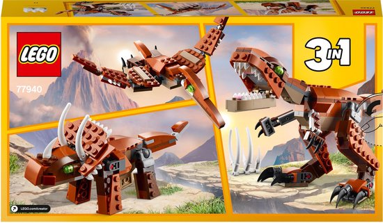 LEGO Creator 3-in-1 Mighty Dinosaurs - 77940 | bol