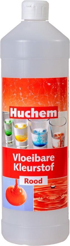 Kleurstof vloeibaar 1L Fles - rood | bol.com