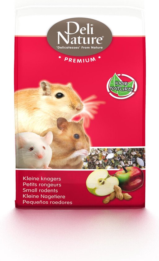 10x Deli Nature Premium Kleine Knaagdieren 750 gr | bol