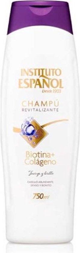 Instituto Español Champú Revitalizante Biotina + Colágeno 750 Ml | bol.com