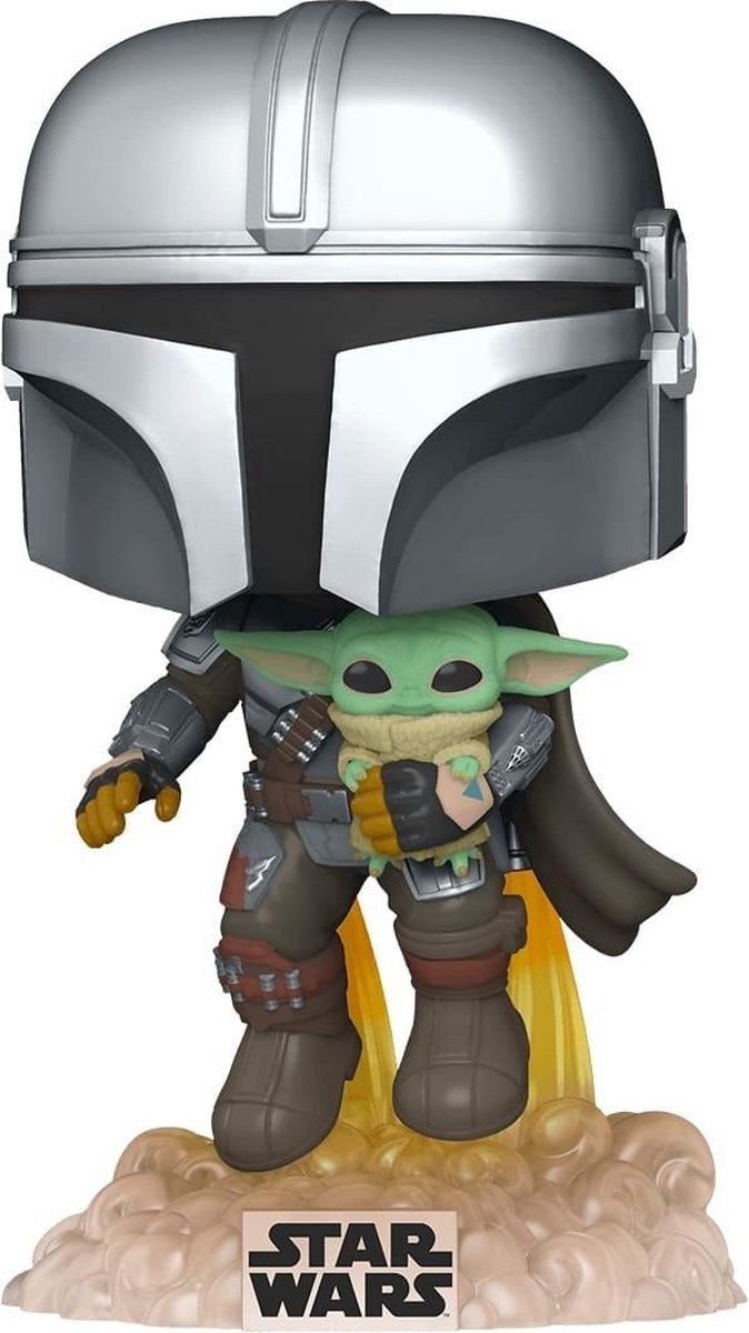 Funko Mando Flying met Jet Pack - Funko Pop! - The Mandalorian Figuur ...