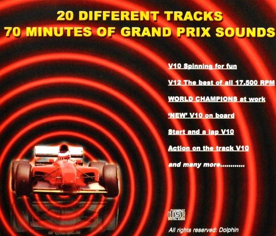 Formule 1 Sounds - The Very Best Of Grand Prix Sounds (CD), Formule 1 ...