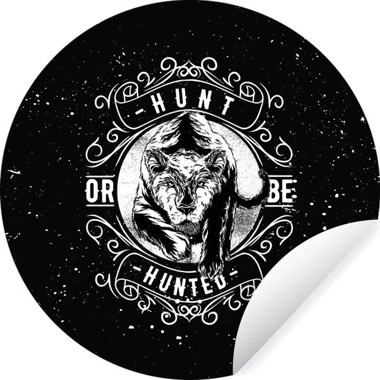 WallCircle - Muurstickers - Behangcirkel - Vintage - Tijger - Design - ⌀ 30 cm -... | bol