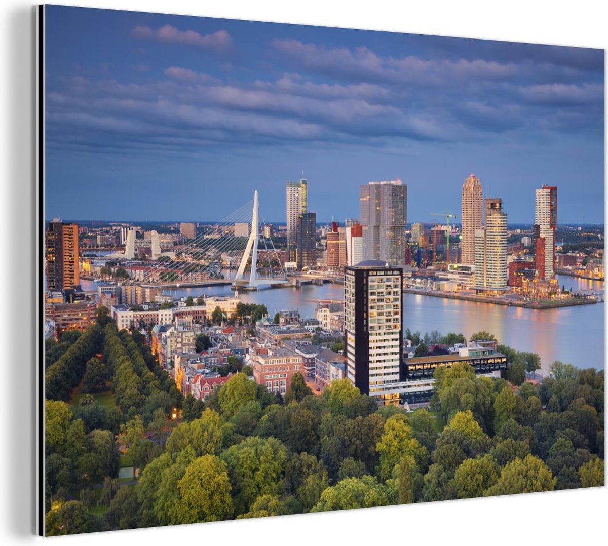 Décoration murale Métal - Aluminium Peinture Industrielle - Rotterdam ...
