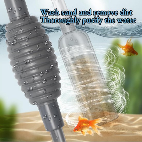 Aquarium Stofzuiger - Waterwisselaar Set - Aquarium Onderhoud ...