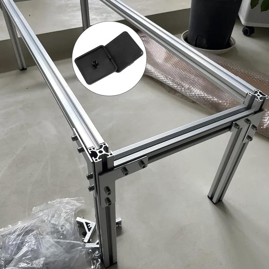 Eindkappen voor 40 x 40 Aluminium Profielen, Set van 50 ABS Dekkappen ...