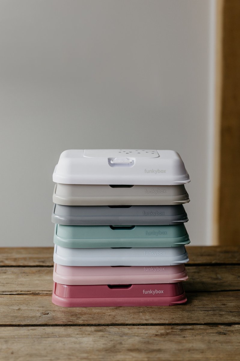 Funkybox - Billendoekjes Doosje - To Go - Vintage Blue - Fish | bol.com