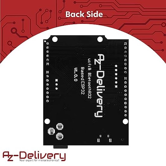 AZDelivery 3 x D1 R32 ESP32 CH340G Development Board WiFi Bluetooth IoT compatibel met... | bol.com