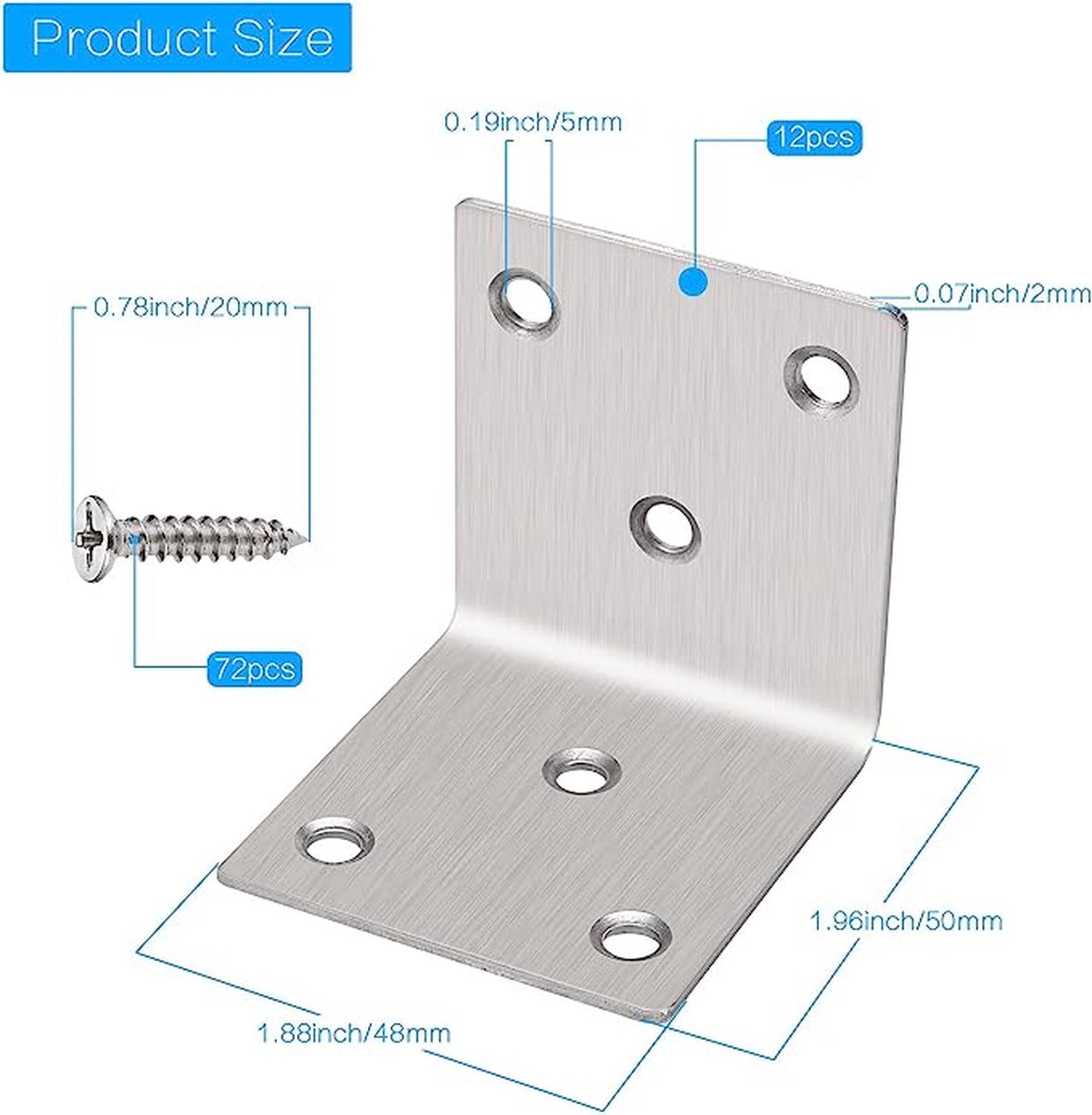 Hoekverbinders / kastverbinders/meubelverbinders/hoekverbi | bol