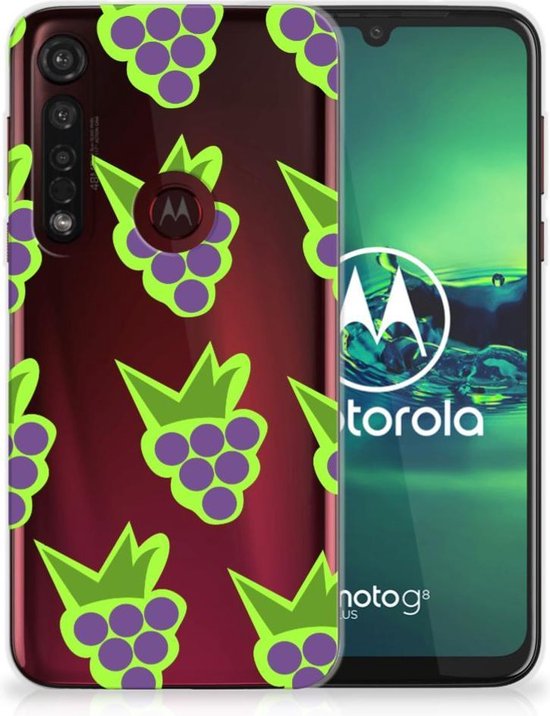 Motorola Moto G8 Plus Siliconen Case Druiven | bol.com