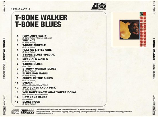 T-Bone Blues, T-Bone Walker | CD (album) | Muziek | bol