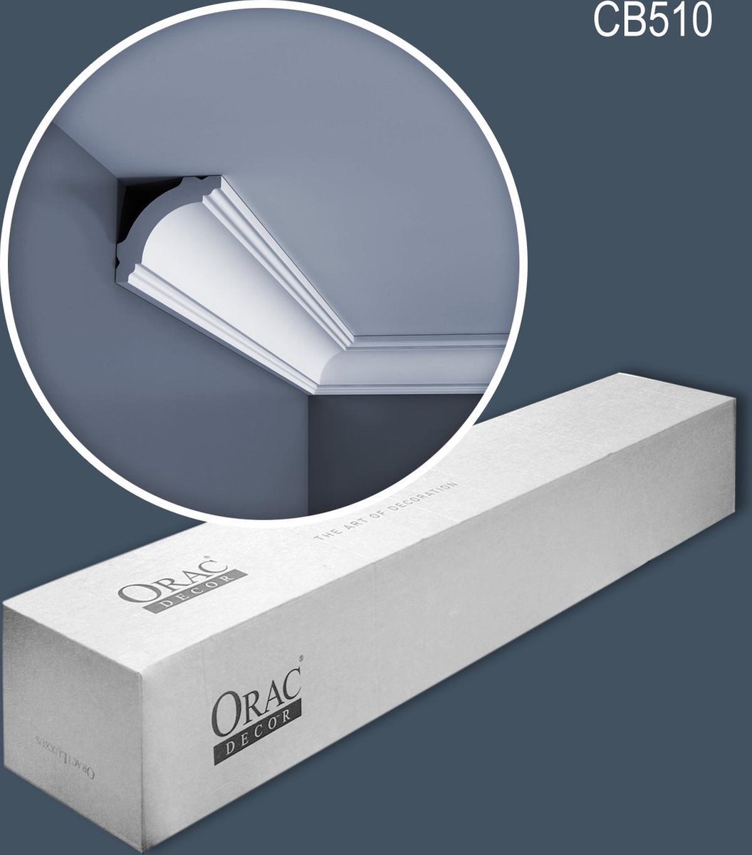1 doos 10 Kroonlijsten Origineel Orac Decor CB510 BASIXX Plafondlijsten ...