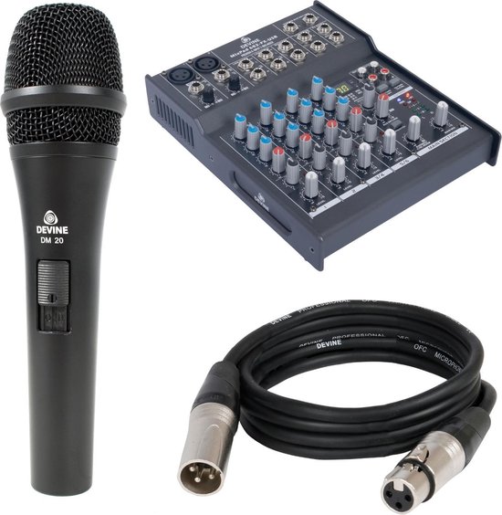 Devine DM 20 met mixer en kabel | bol.com