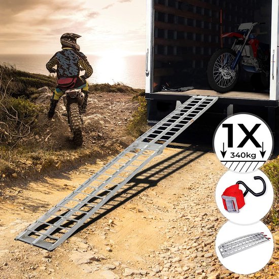 Trend24 - Rampe - Rampe de remorque - Rampe - 340 kg par rampe ...