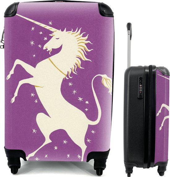 Koffer - Eenhoorn - Reizen - Unicorn - Koffer unicorn - Trolley ...