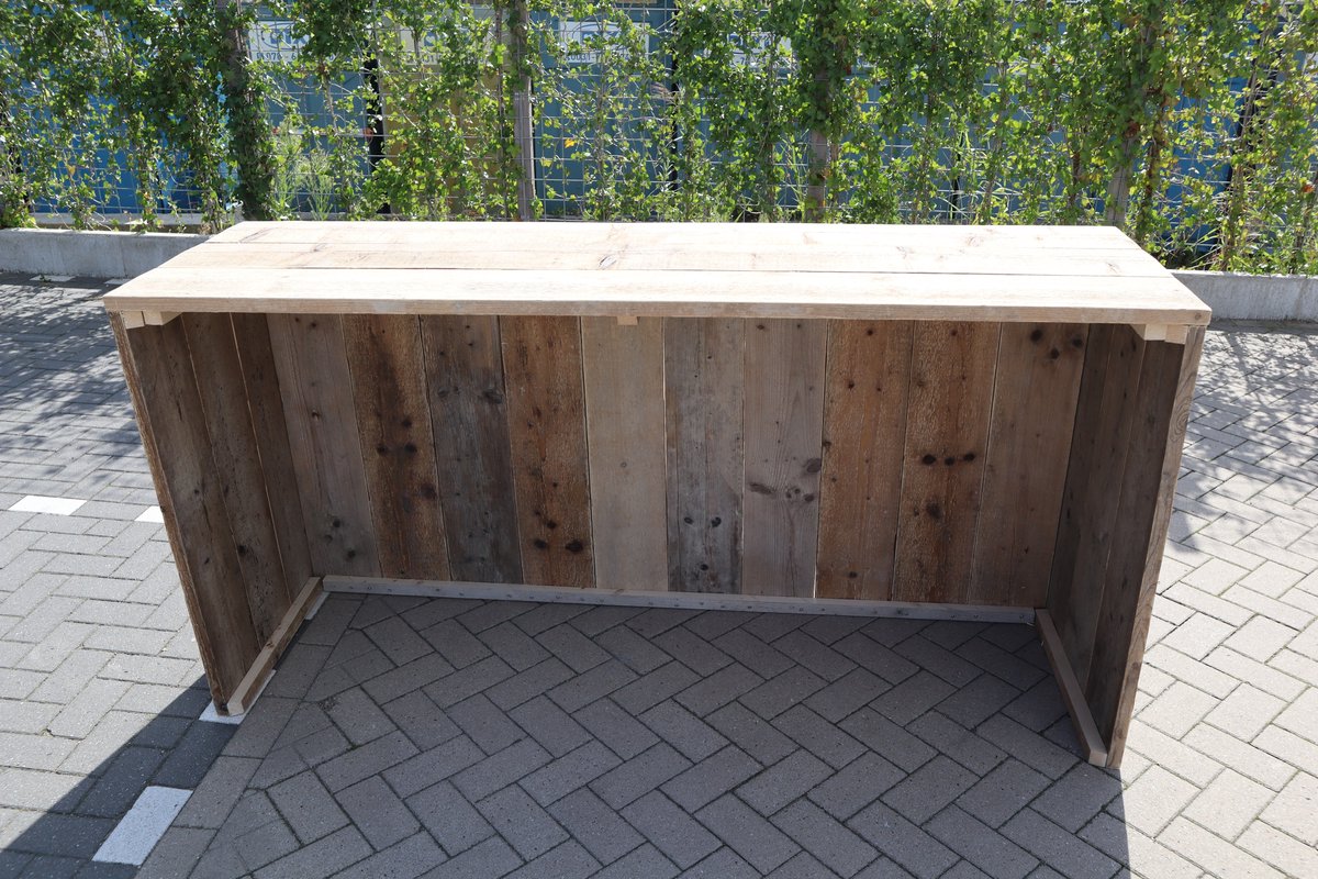 Balie “Roma basic” van Gebruikt steigerhout – Steigerhouten bar – Toog ...