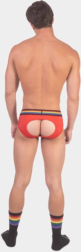 Barcode Berlin Backless Brief Pride Red | bol.com