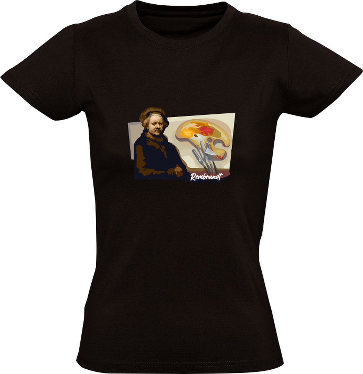 Rembrandt Dames T-shirt | Van Rijn | Shirt | bol.com