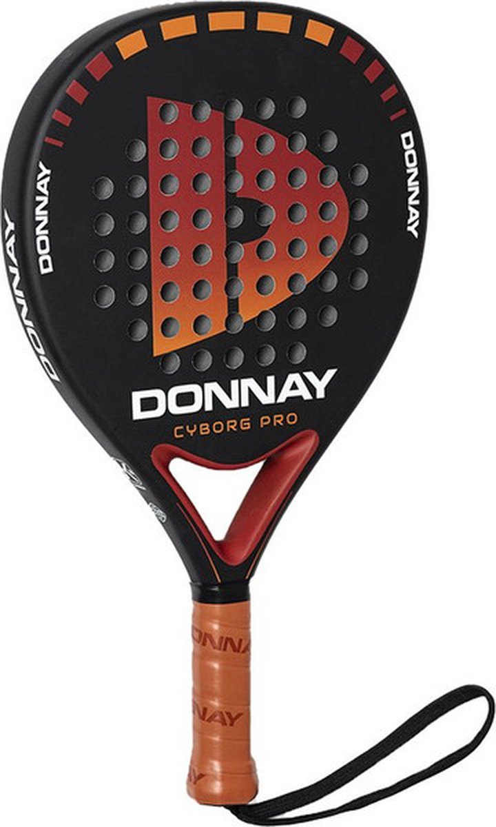 Donnay Cyborg Pro 18K Pitch Black Padelracket-padel-racket | bol.com