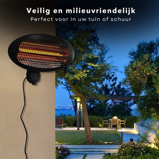 Cheqo® Wand Terrasverwarmer - Muurmontage - Terras Verwarmer Muur ...