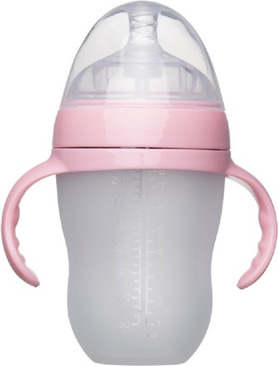 LuxeBass Babyfles met Handvaten | Voedingsfles Melkfles voor Baby ...