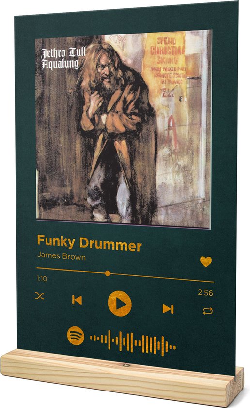 Songr Spotify Muziek Bordje - Funky Drummer - James Brown - 20x30 ...