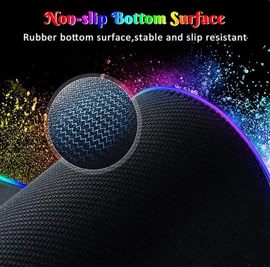 RGB Grote Gaming-Muismat 900x400x4 Mm Xxl 12 Gloeiende Modi Rgb Led ...