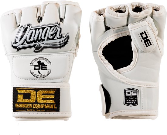 Danger Competition MMA handschoenen - semi-leer - wit - maat XL | bol