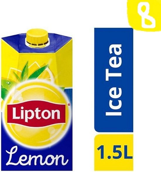 Lipton Ice tea lemon 1, ltr per pak, doos 8 pakken | bol.com