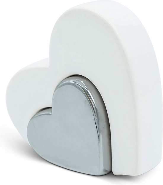 Coeurs doubles élégants pour la décoration - coeur déco moderne 12 cm ...