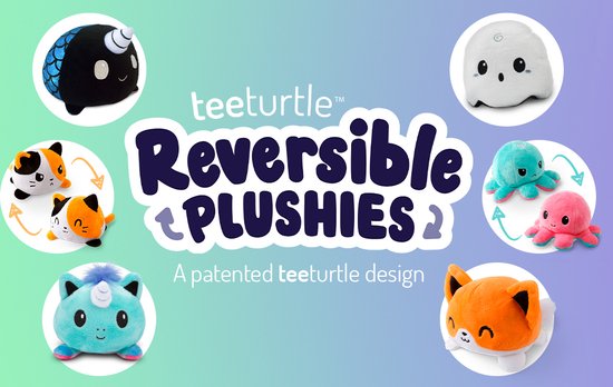 Teeturtle - Reversible Octopus Plushie - Knuffel | bol